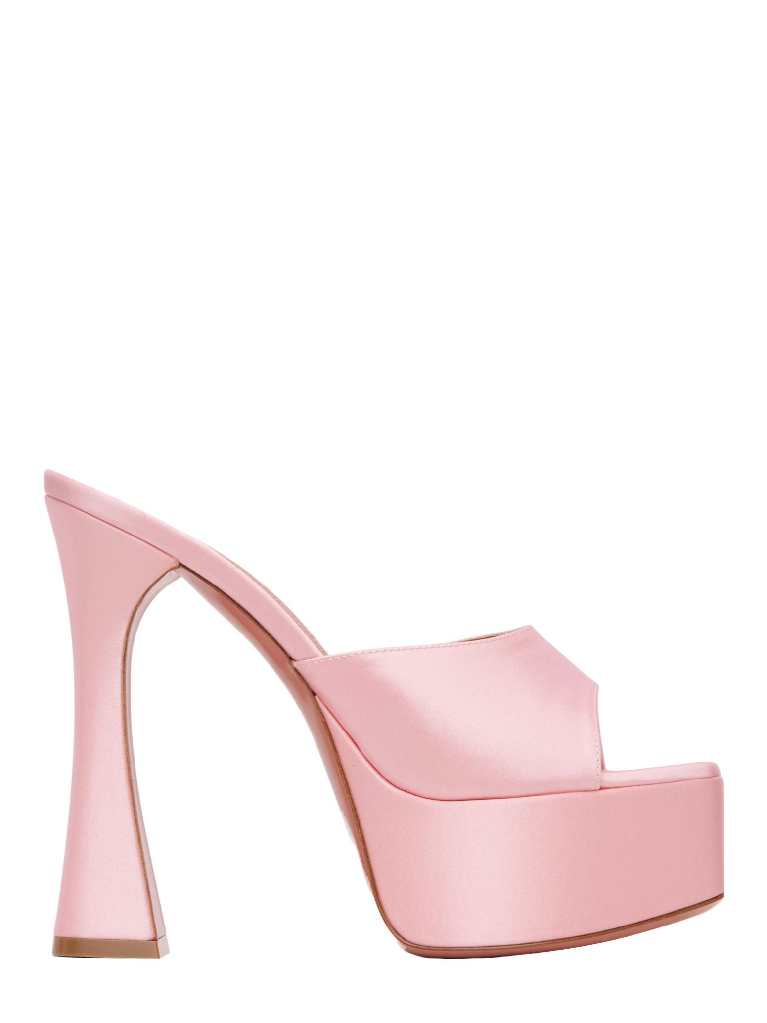 AMINA MUADDI Amina Muaddi Dalida Plateau Slipper 140 High-Heeled Sandals